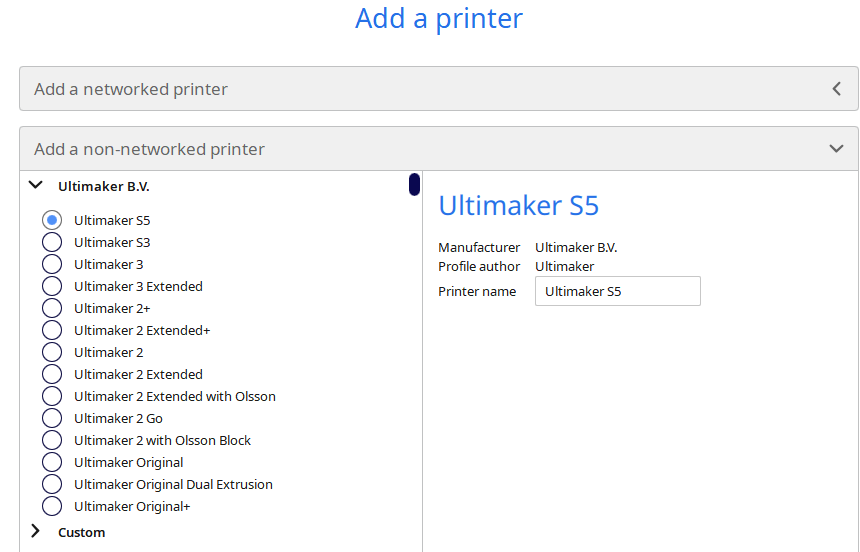 Selecting Printers and Nozzle Settings in Cura | Makerspace